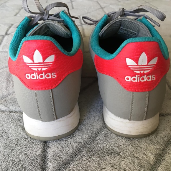 adidas | Shoes | Adidas Samoa Greyhot Pink Shoes | Poshmark